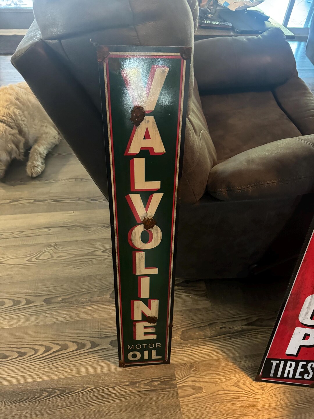Antique Style-barn Find Look Valvoline Motor Oil Sales Sign - Etsy