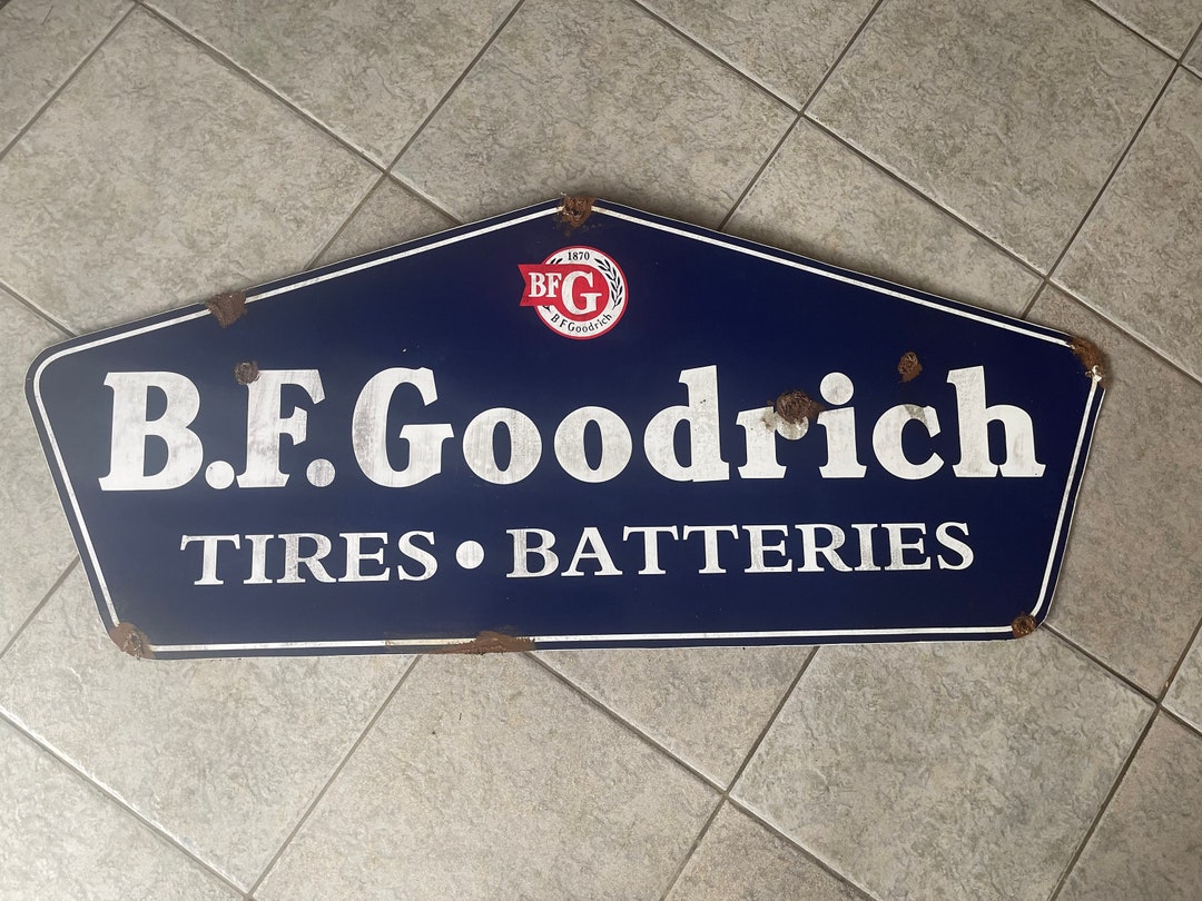 Antique Look Bf Goodrich Tires and Batteries Sales Service - Etsy