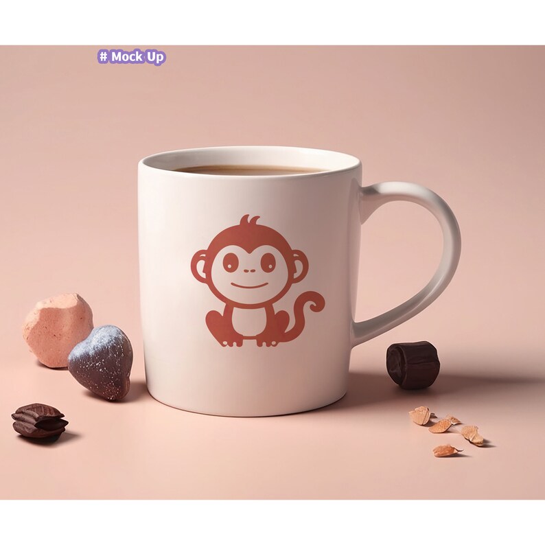 9 Kawaii Monkey Bundle SVG, Baby Monkey Clipart , Monkey Lover Svg, Cut ...