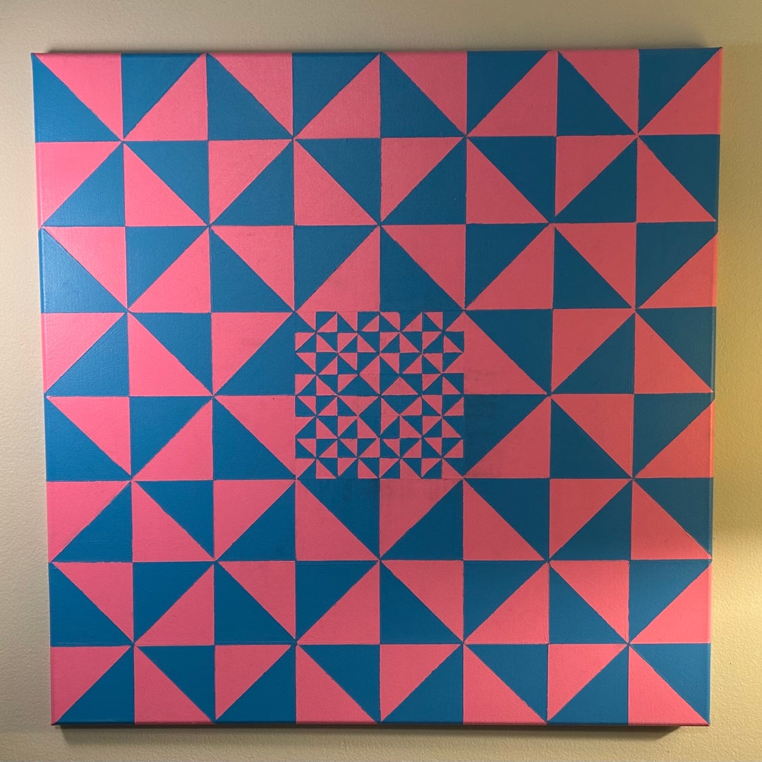 Pink and Blue Patterns - Etsy