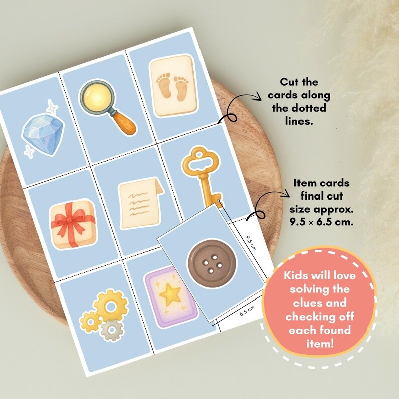 The Missing Clue Scavenger Hunt | Cozy Town Detective Printable Game ...