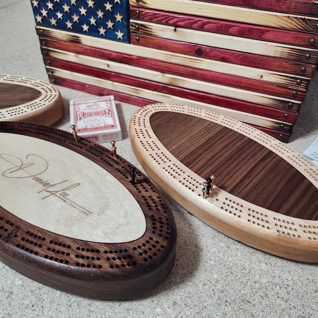 Personalized Cribbage Board, Family Name Engraved, Wedding Gift ...