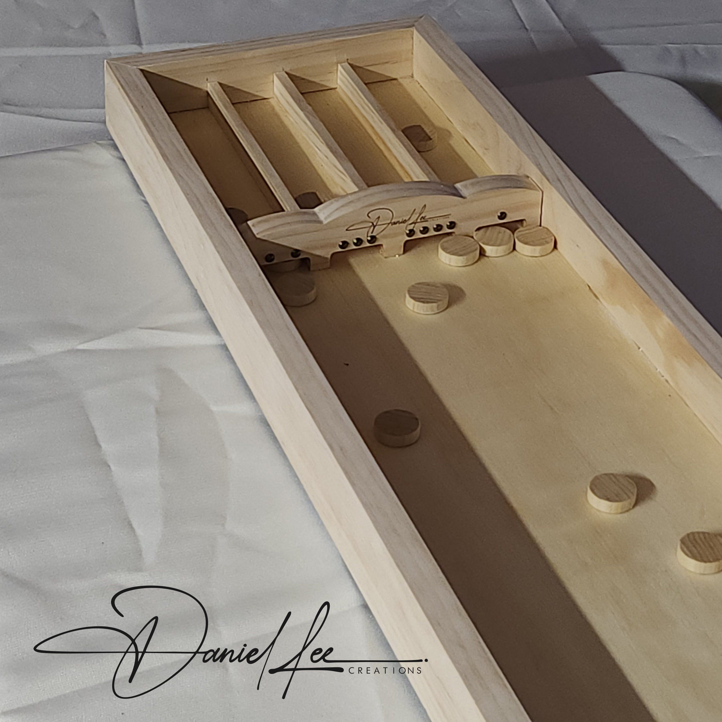 Dutch Shuffleboard Table Top Game, Handmade Sjoelbak - Etsy