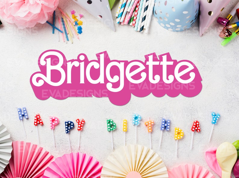 Custon Barbie Sign With Custom Name high Resolution, Barbie Logo ...