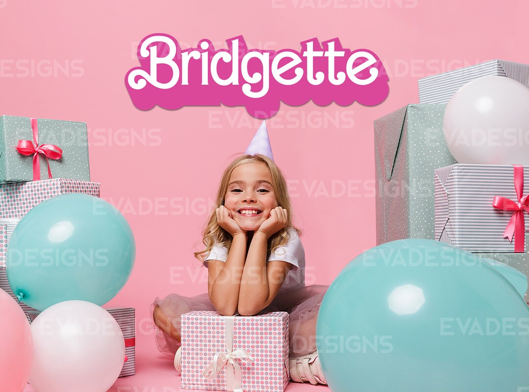 Custon Barbie Sign With Custom Name high Resolution, Barbie Logo ...