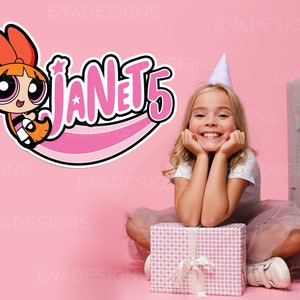 Custom Powerpuff Girls LOGO Sign With Custom Name high Resolution ...