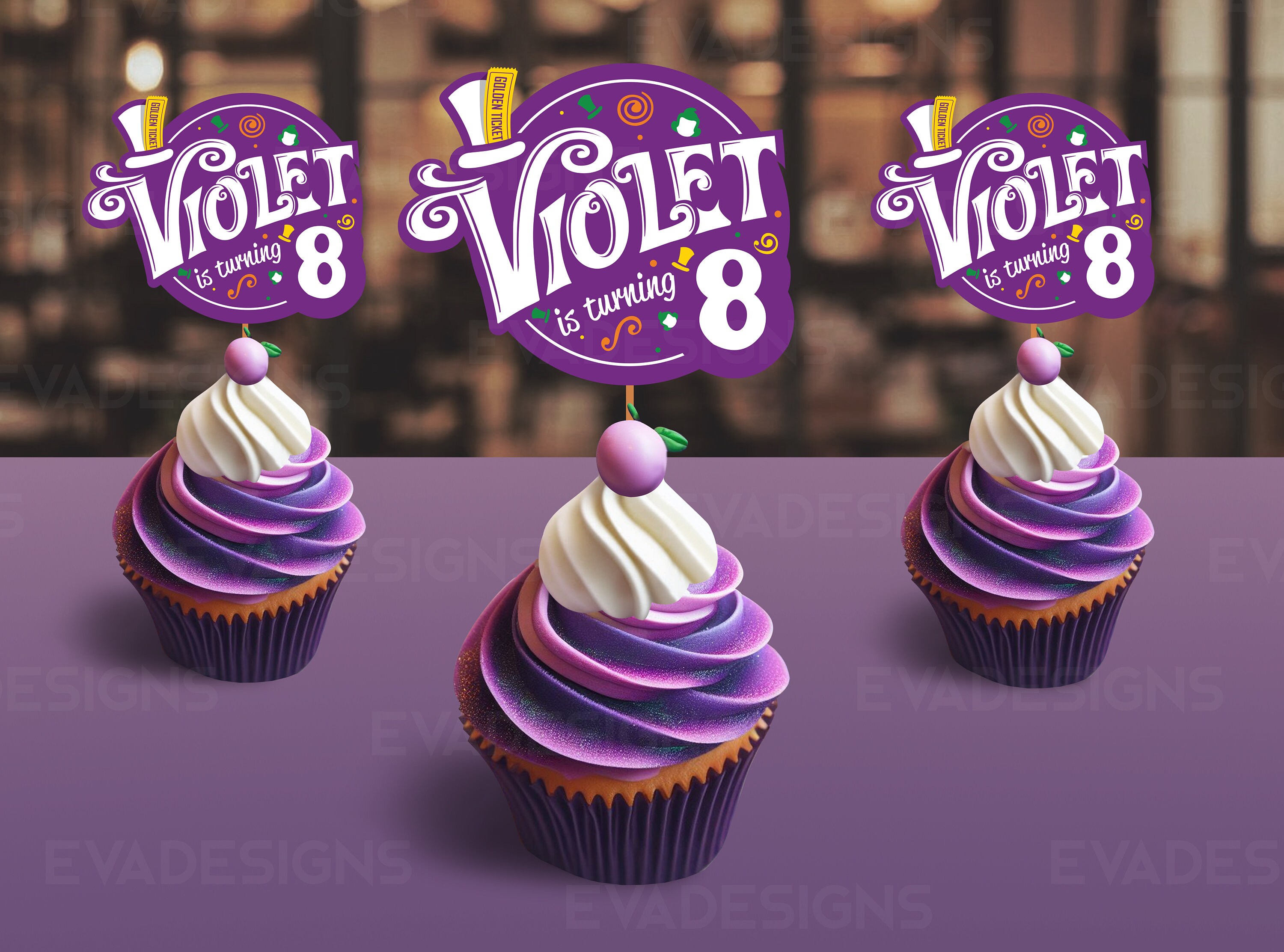 Custom Wonka Sign Topper With Custom Name (high Resolution), Custom ...