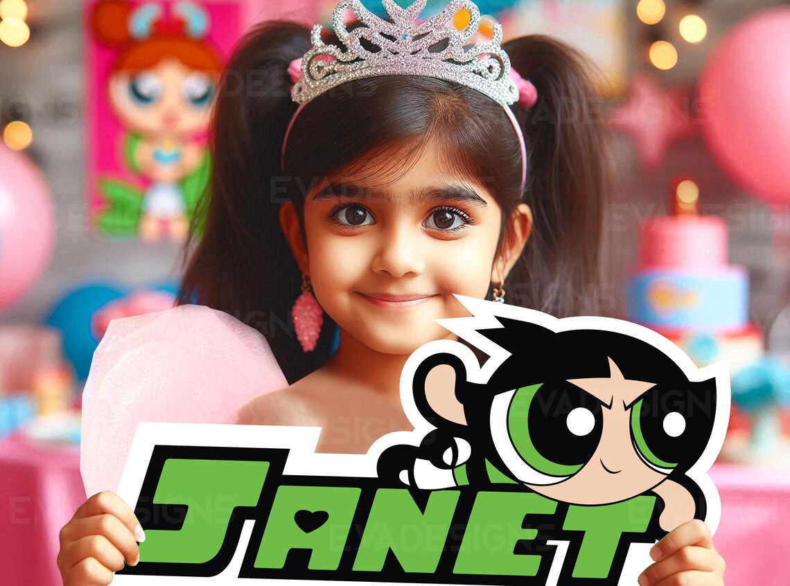 Powerpuff Girls LOGO Sign With Custom Name (high Resolution), Powerpuff ...