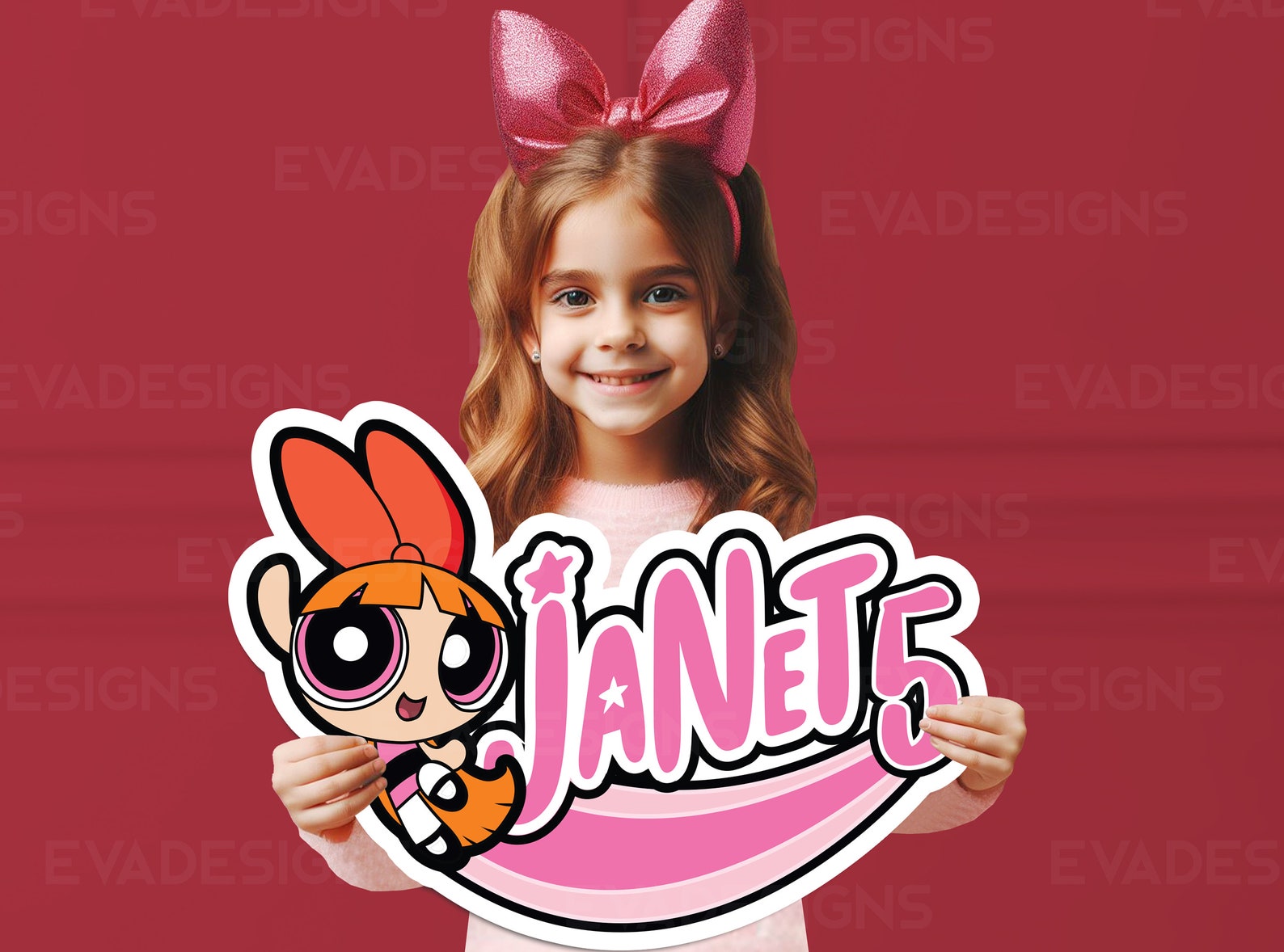 Powerpuff Girls LOGO Sign With Custom Name (high Resolution), Powerpuff ...