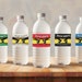 Custom Ninja Water Bottle Labels:, Custom Ninja NJO, Birthday Party ...