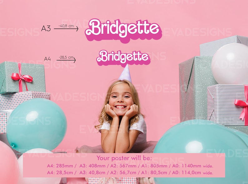 Custon Barbie Sign With Custom Name high Resolution, Barbie Logo ...