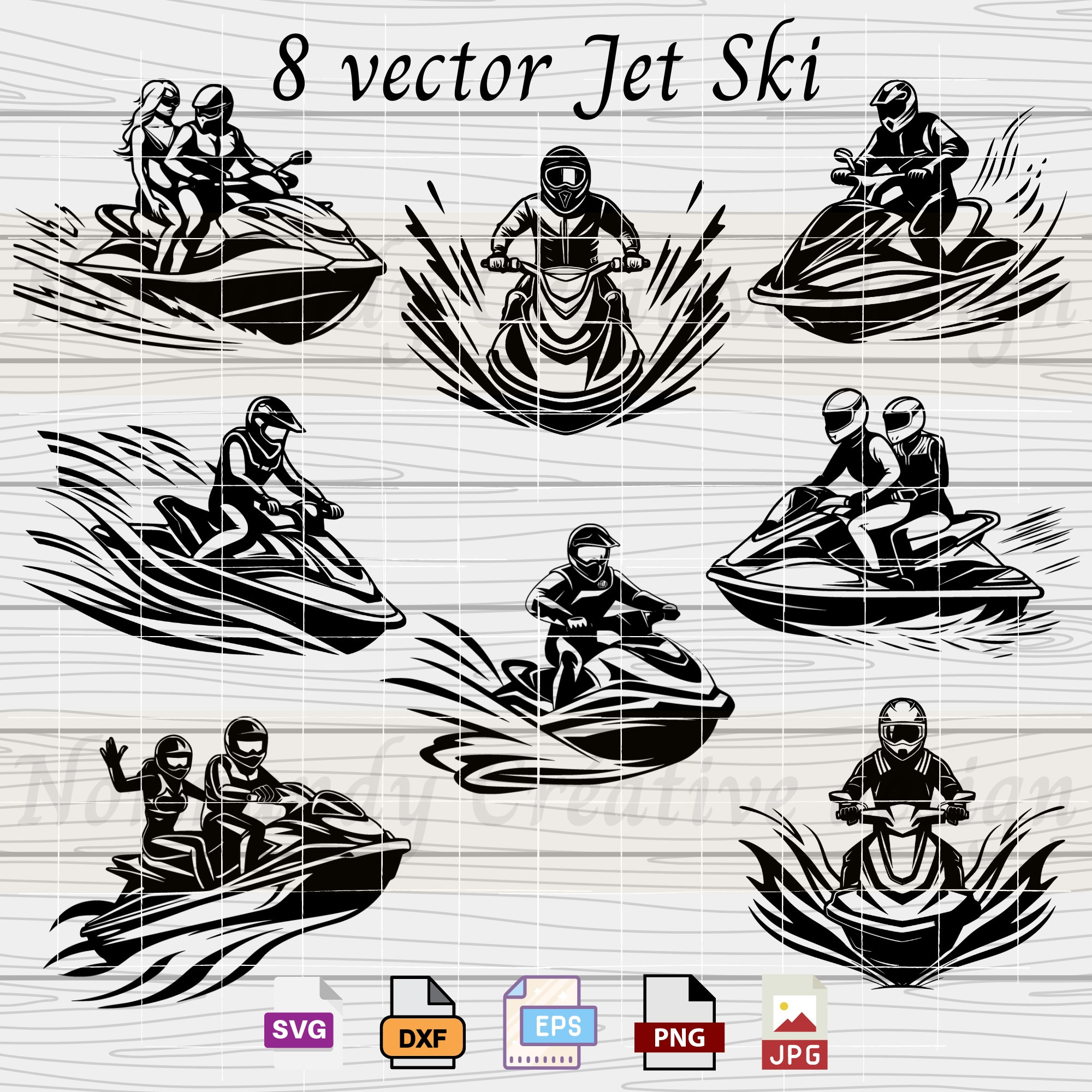 Jet Ski Svg, Couple Jet Ski Svg, Sea Activities Svg, 8 Jet Ski Clipart ...