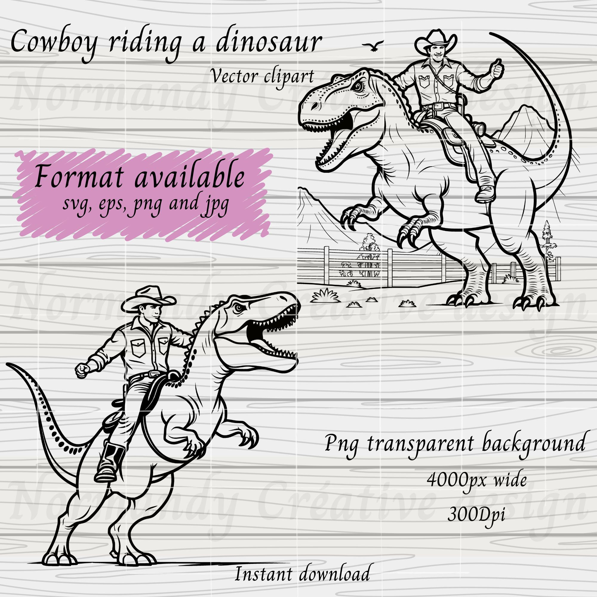 Cowboy Riding Dinosaur Svg, 6 Unique Western Fantasy Svg Eps Png and ...