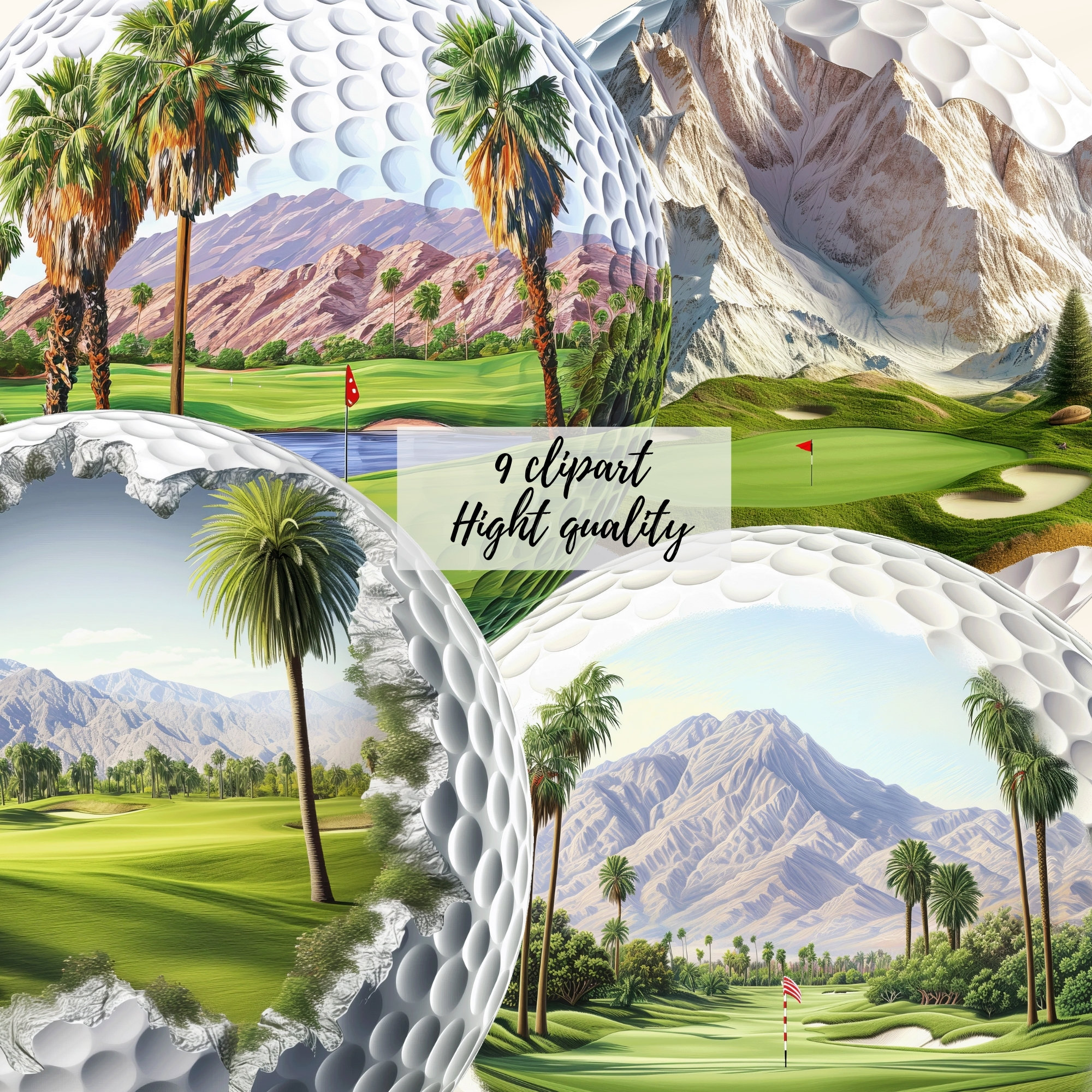 Golf Ball Clipart, Sport Golf Png, Golf Ball Digital Download, Golfer ...
