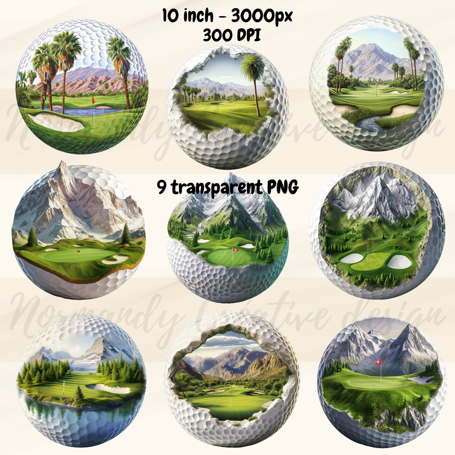 Golf Ball Clipart, Sport Golf Png, Golf Ball Digital Download, Golfer ...