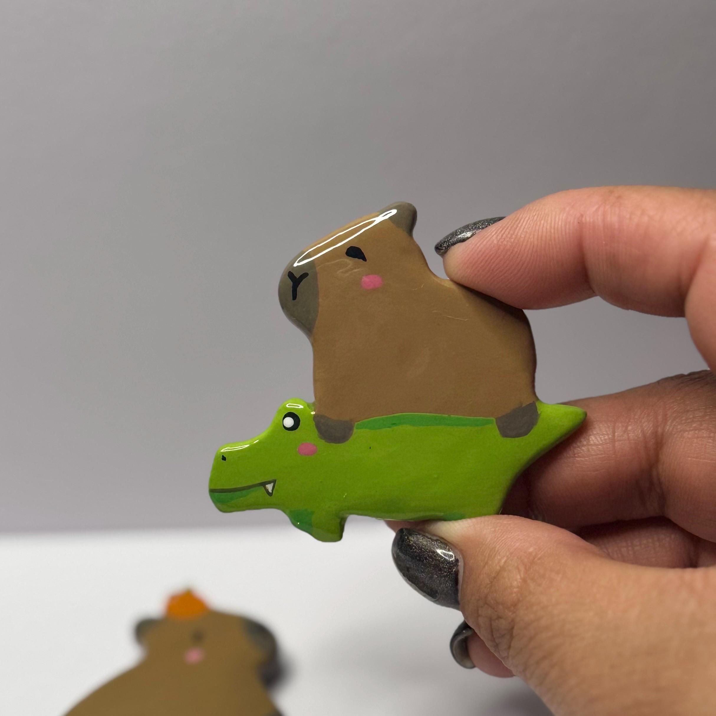 Clay Capybara Magnets - Etsy