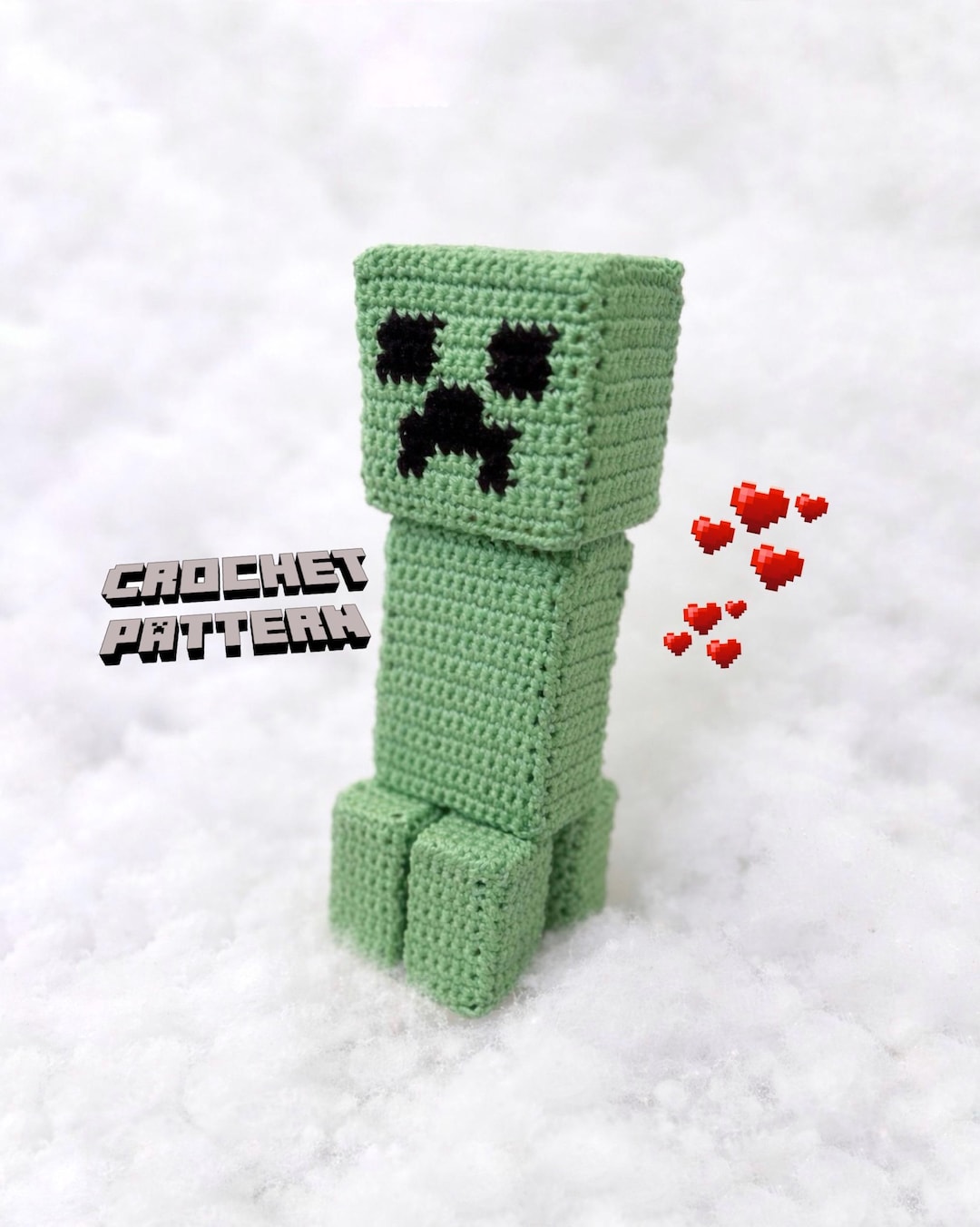 Creeper Crochet Pattern - Minecraft Inspired Amigurumi - Digital PDF ...