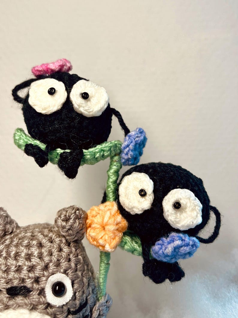 Totoro & Soot Sprites (susuwatari) Crochet Pattern - Studio Ghibli ...