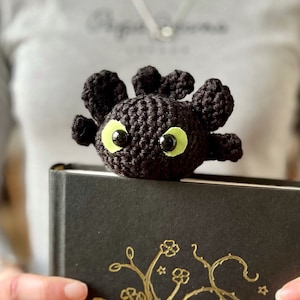 Toothless-bookmark and Light-fury-bookmark Crochet Pattern PDF (english ...