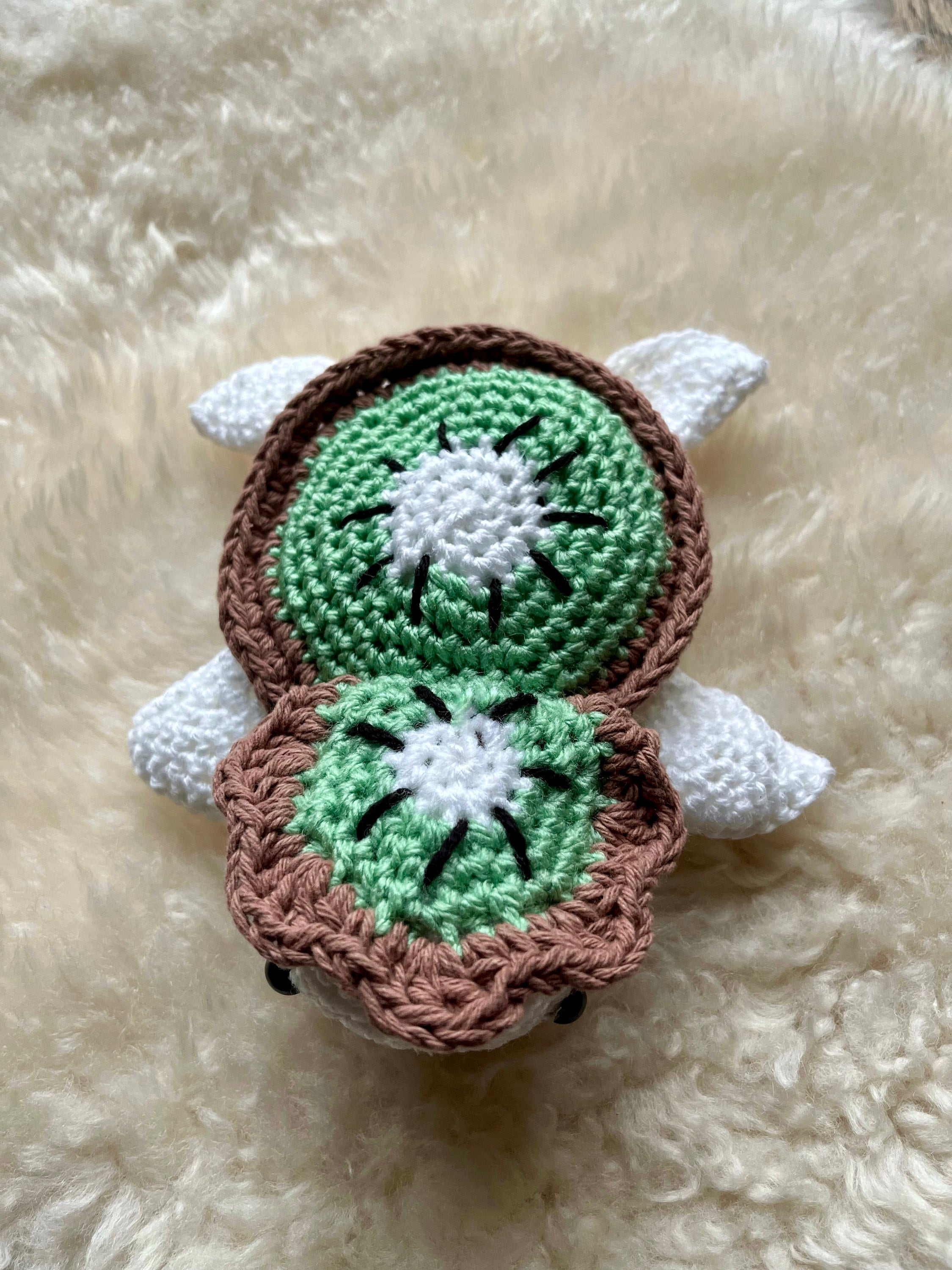 Kiwi Turtle Crochet Pattern (english&german) - Etsy