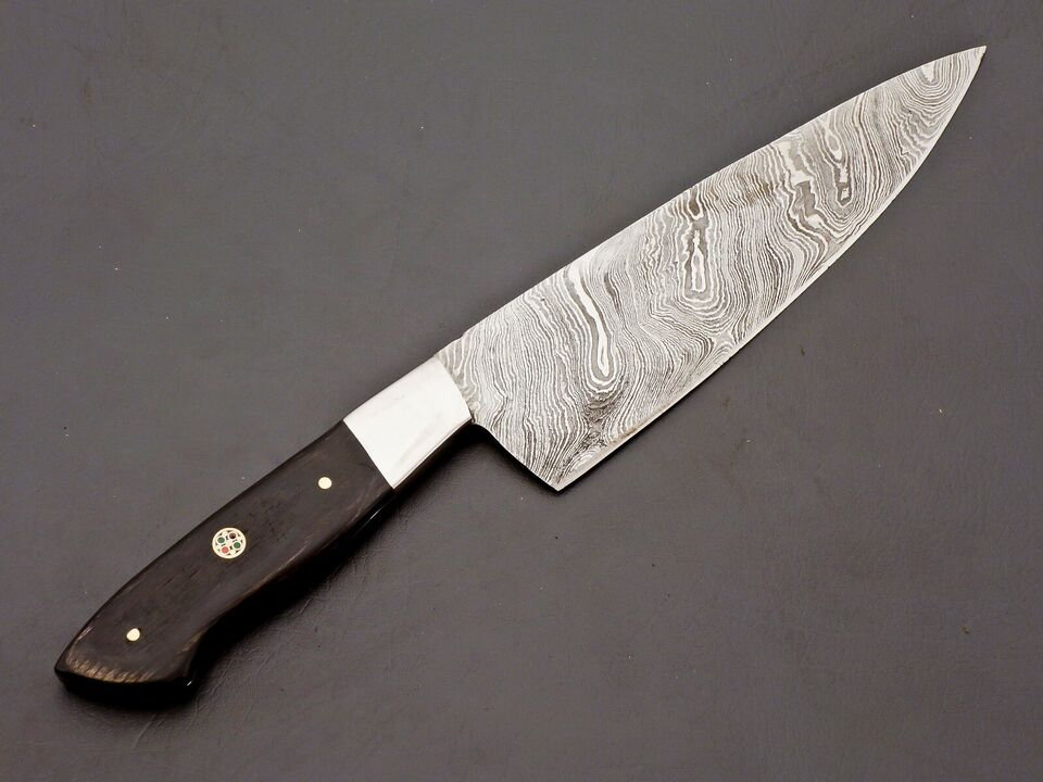 Kitchen Knife Damascus Steel Knife Vegetable Knife Handmade Beautiful ...