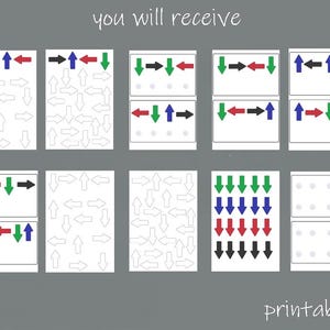 Direction Arrow Task Cards – Digital Printable for Kids | Fine Motor ...