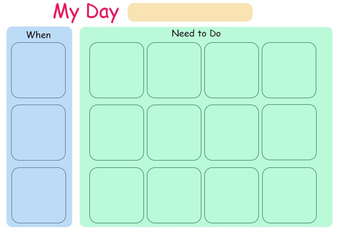 PECS Communication Cards for Girls: Visual Schedule (printable PDF) - Etsy