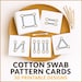 Cotton Swab Pattern Cards: Montessori Fine Motor Skills (printable PDF ...