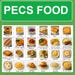 PECS Food Cards | Printable Food Flashcards | Kids Meal Visual Schedule ...