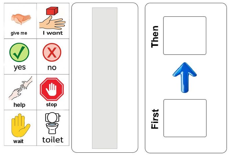 PECS Communication Cards for Kids | Printable Visual Schedule | First ...