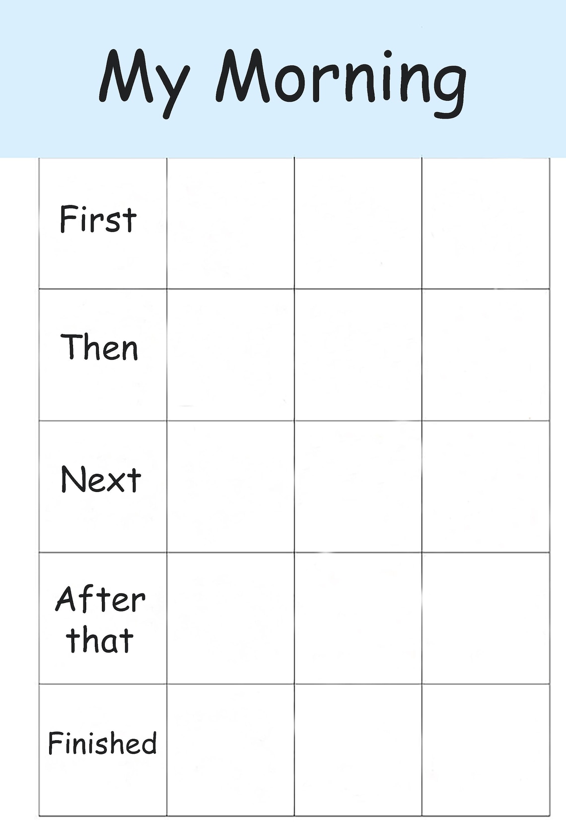 PECS Routine Cards: Visual Schedule for Kids (digital Download)| Daily ...