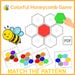 Honeycomb Color Matching Game: Preschool Learning Activity | Fine Motor ...