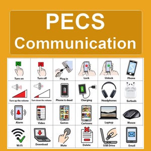 PECS Communication Cards: Visual Supports for Autism & Speech Therapy ...