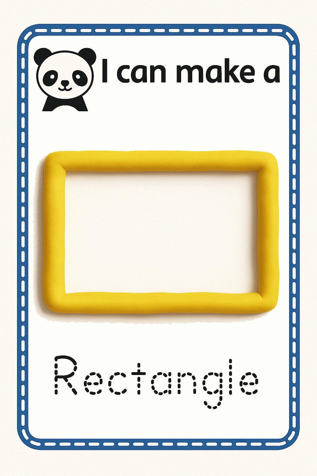 Shapes Play Dough Mats Visual Cards Montessori Toddler Activities ...