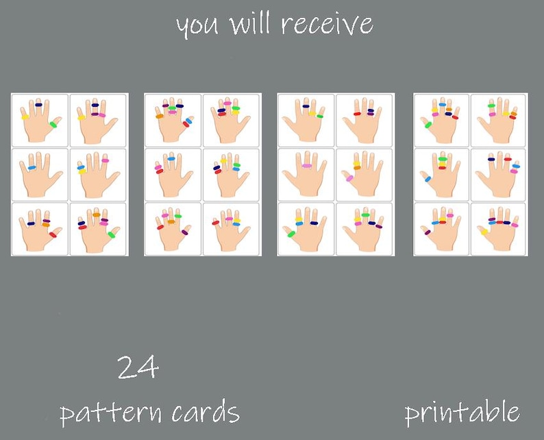 Hair Tie Activities | Fine Motor Skills | Home Learning Worksheet ...