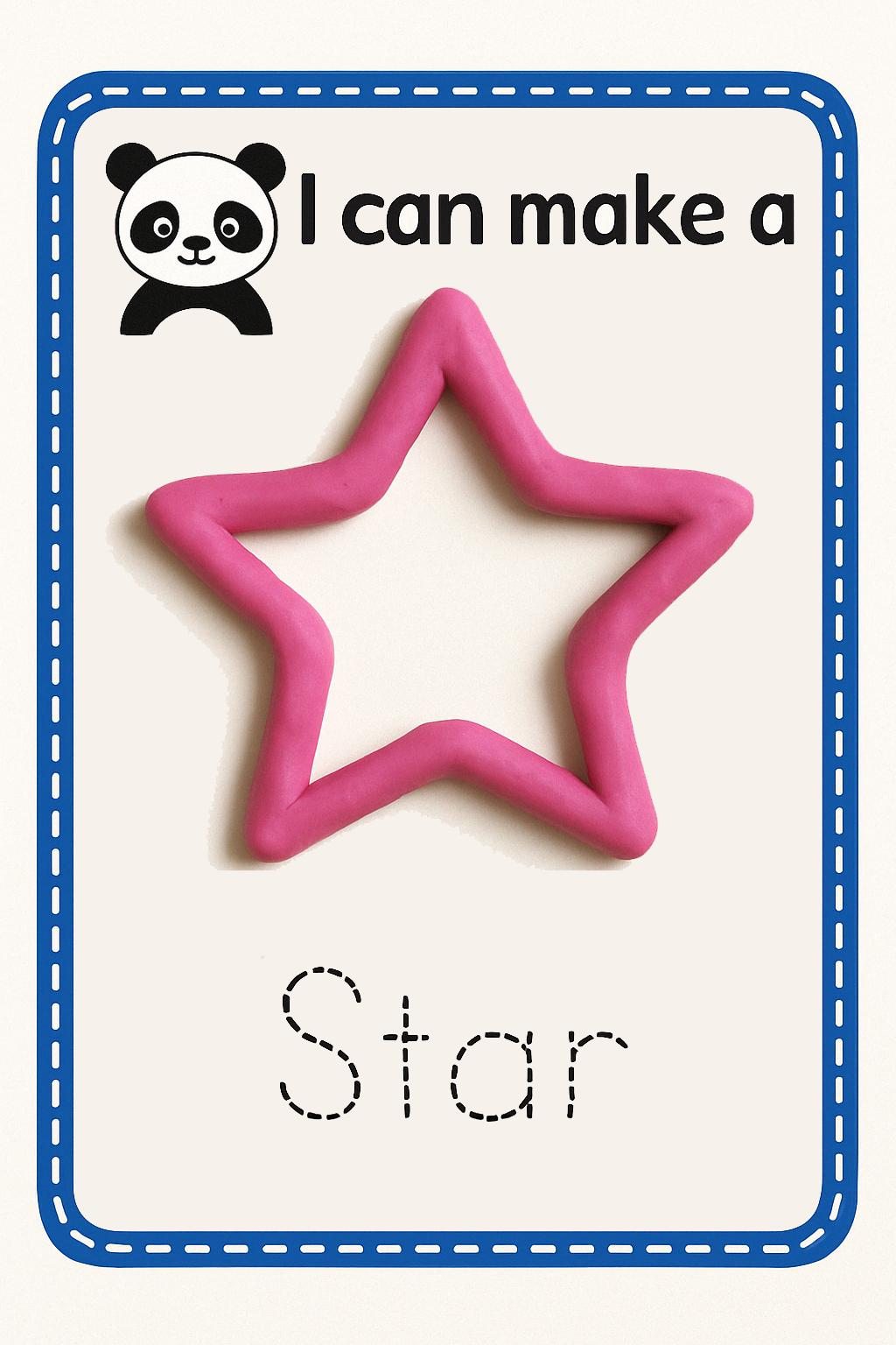 Shapes Play Dough Mats Visual Cards Montessori Toddler Activities ...