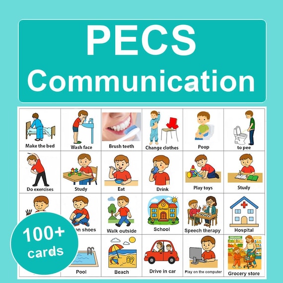 Pecs Printable Communication System Picture Exchange Communication