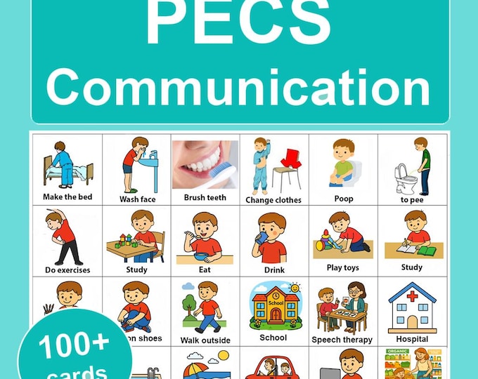 PECS Cards: Simplify Communication & Daily Routines - Etsy Canada