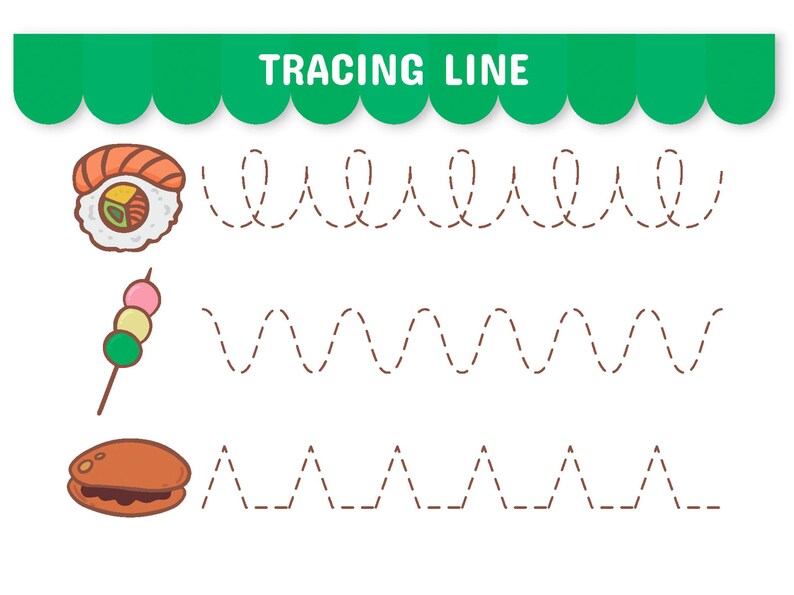 50 Pre-writing Worksheets for Preschool | Tracing Lines PDF | Fine ...