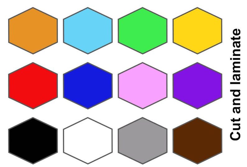 Honeycomb Color Matching Game: Preschool Learning Activity | Fine Motor ...