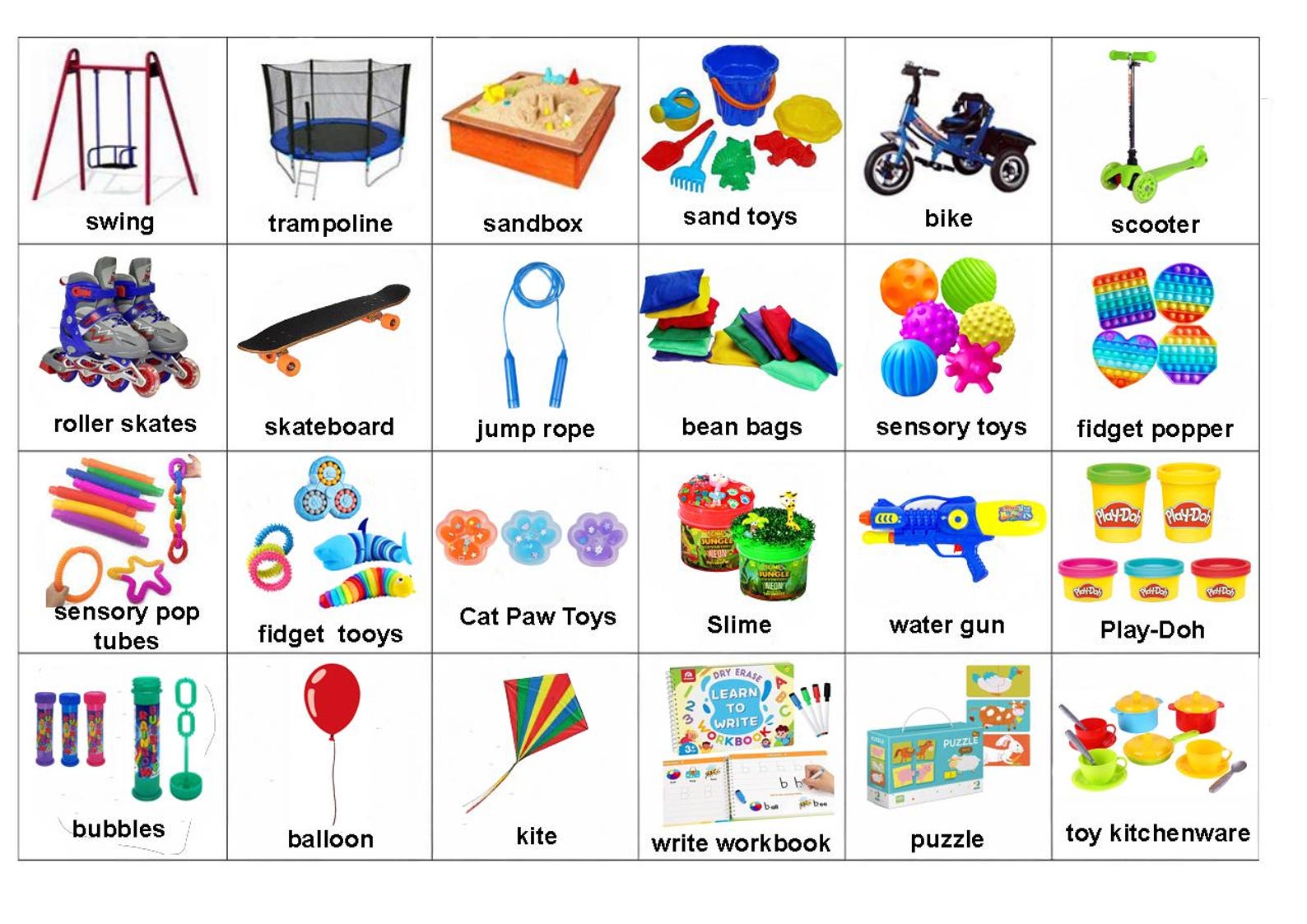 96 TOYS PECS Communication Cards | Printable Visual Schedule | Speech ...