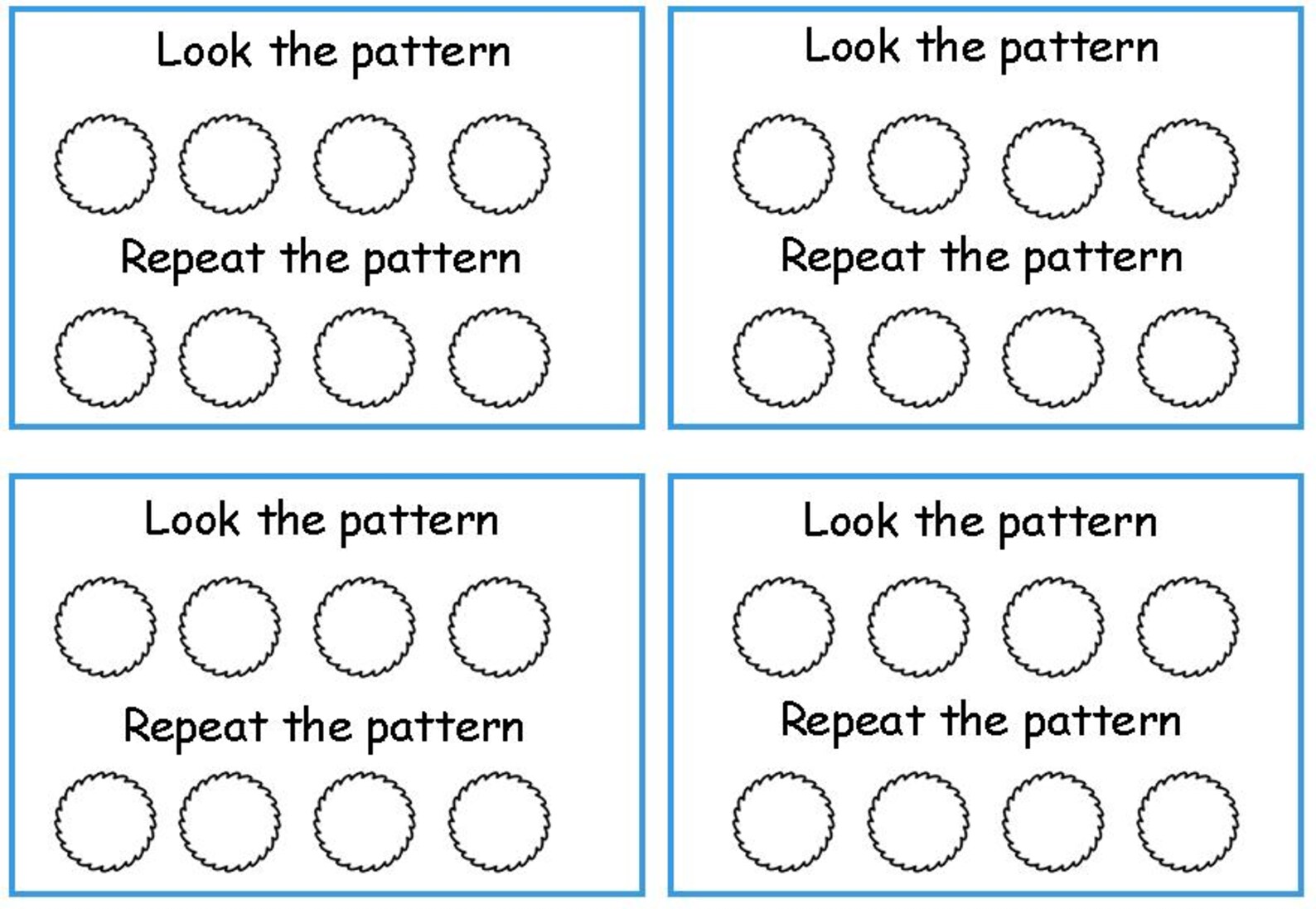 Pom Pom Pattern Cards: Preschool Fine Motor Activity (PDF Download ...