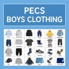 PECS Clothing Cards for Girls | Printable Visual Schedule for Kids ...