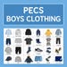PECS Clothing Cards for Girls | Printable Visual Schedule for Kids ...