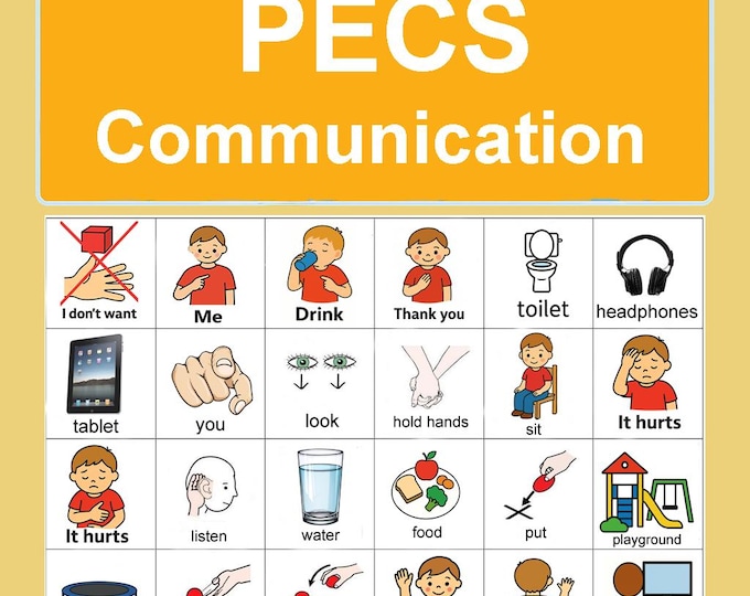 PECS Communication Cards: Visual Schedule for Autism (printable ...