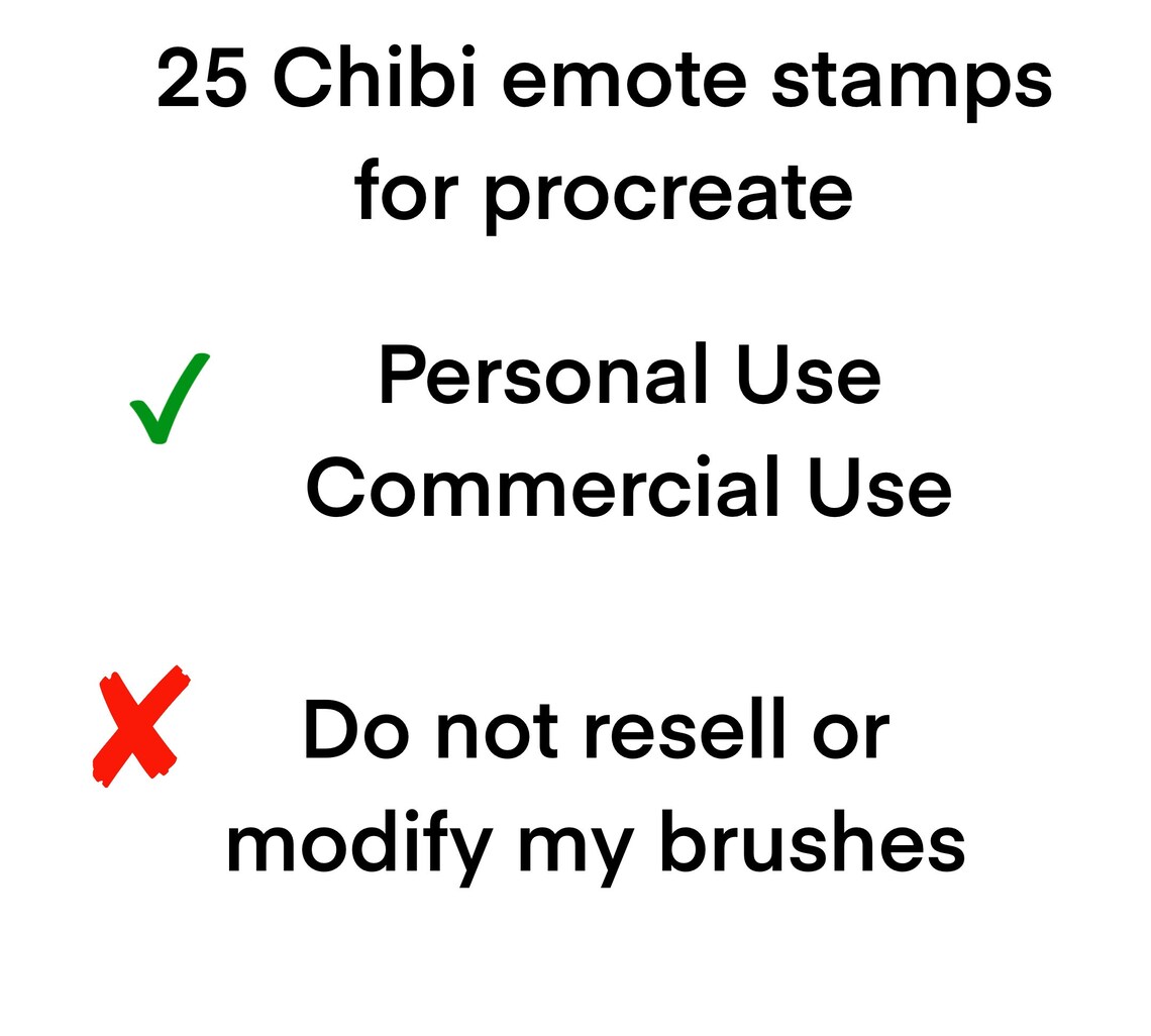 25 Chibi Twitch Emote Base Stamps for Procreate | Twitch Emotes ...