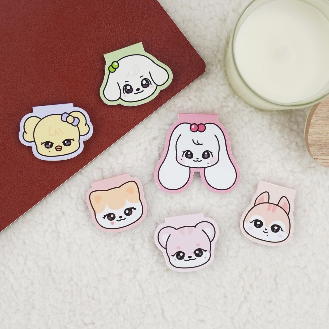 MINIVE Bookmarks, IVE Bookmark, Kpop Magnetic Bookmark, Book ...