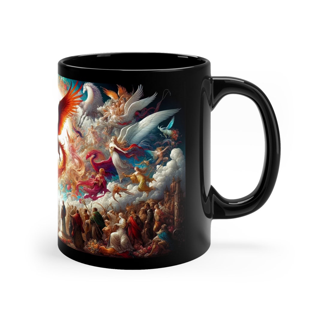 Renaissance Art Masterpiece Ceramic Mug 11oz, Dishwasher & Microwave ...