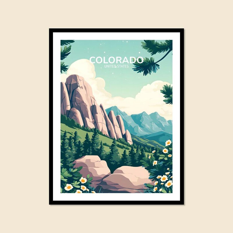 Colorado Poster - Etsy