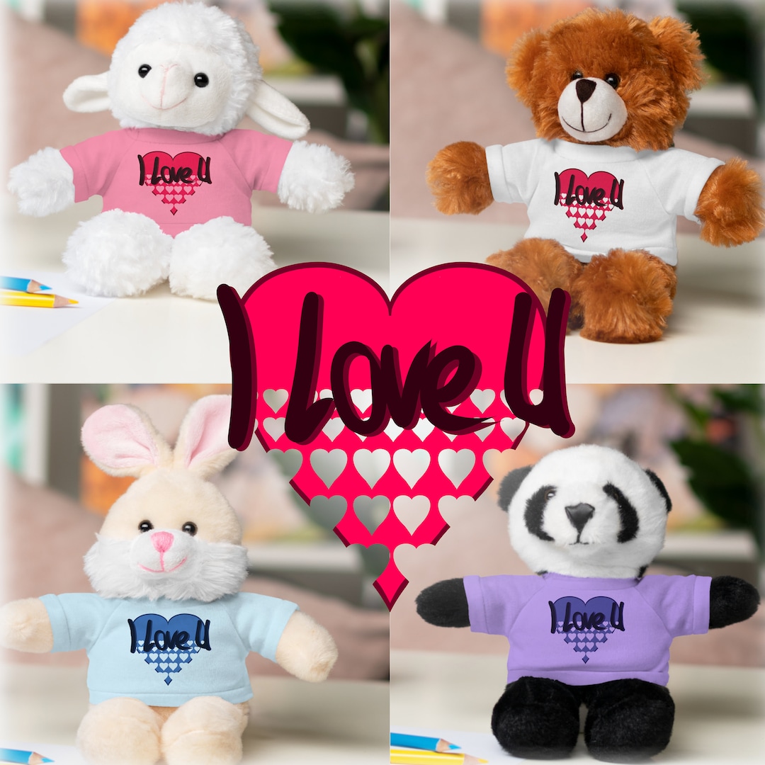 Valentine's Stuffed Animals - Etsy